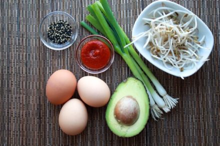 Steamed Bao Buns with Egg and Avocado - Asian Inspired Eats Food Blog