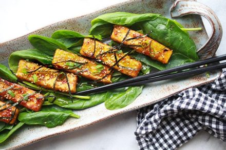 Crispy Seared Tofu Strips | Gluten-Free - Asian Inspired Eats Food Blog