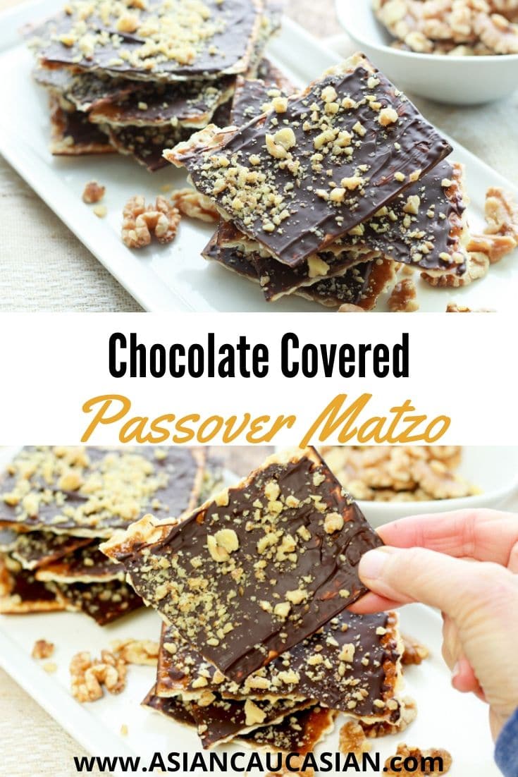Chocolate Covered Passover Matzo - Asian Inspired Eats Food Blog