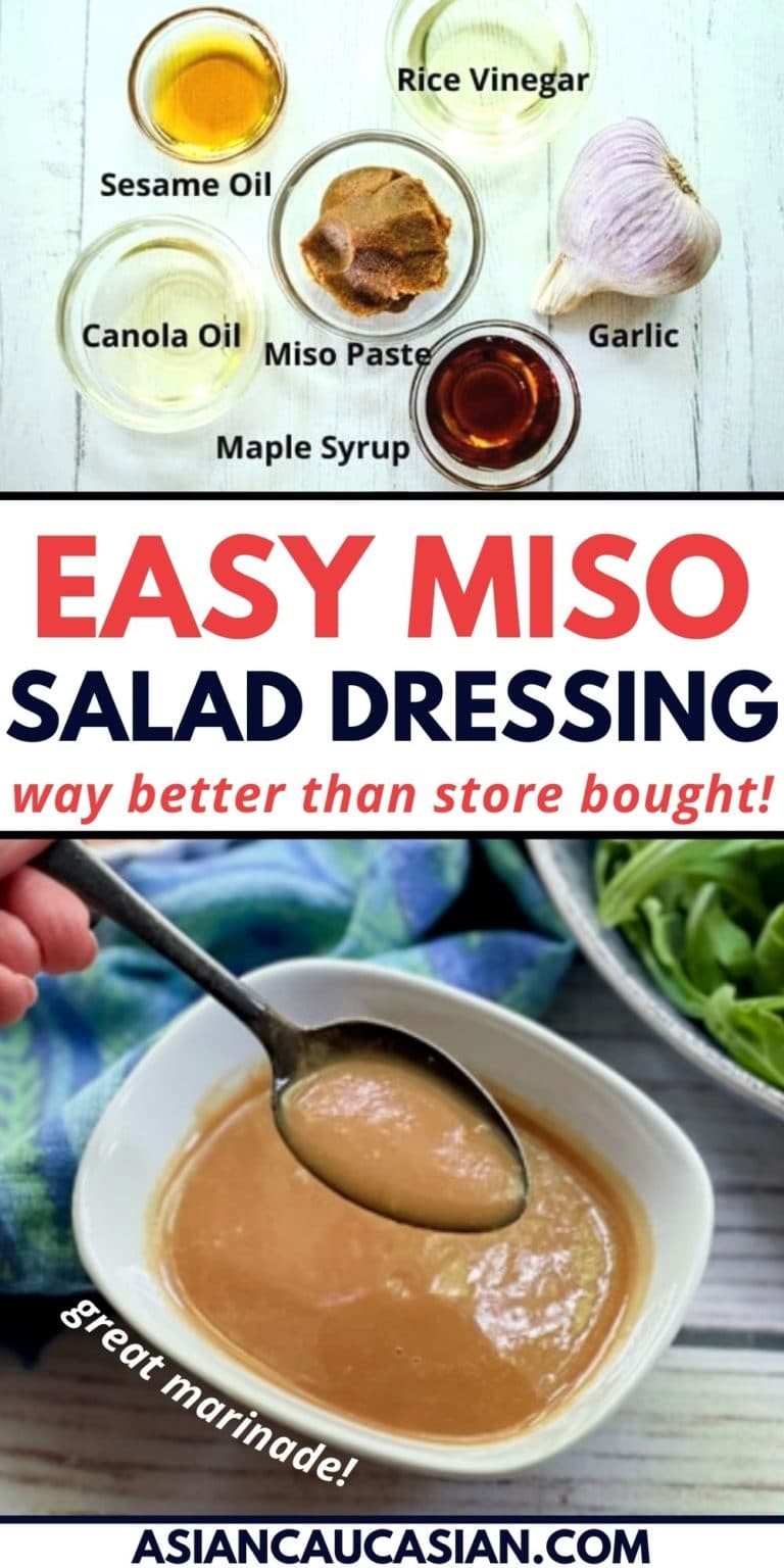 Easy Japanese Miso Dressing - Asian Inspired Eats Food Blog