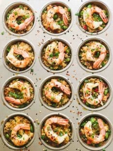 Shrimp Fried Rice Cups - Asian Inspired Eats Food Blog