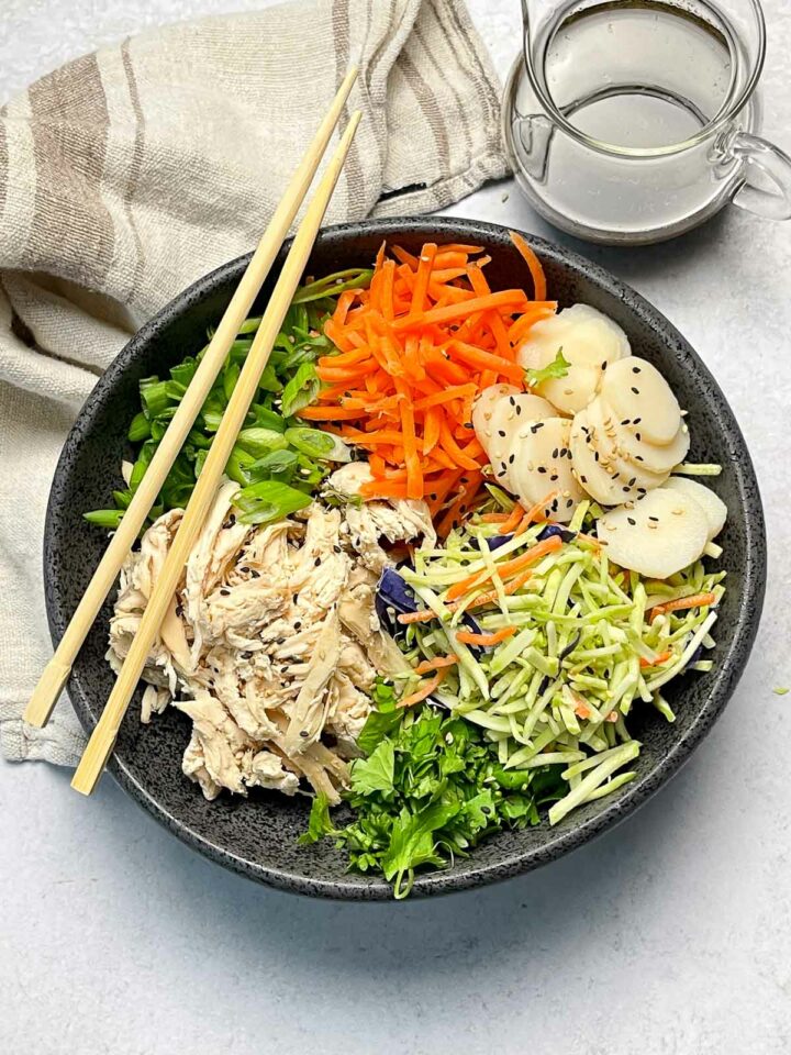 Easy Chinese Chicken Salad - Asian Inspired Eats Food Blog