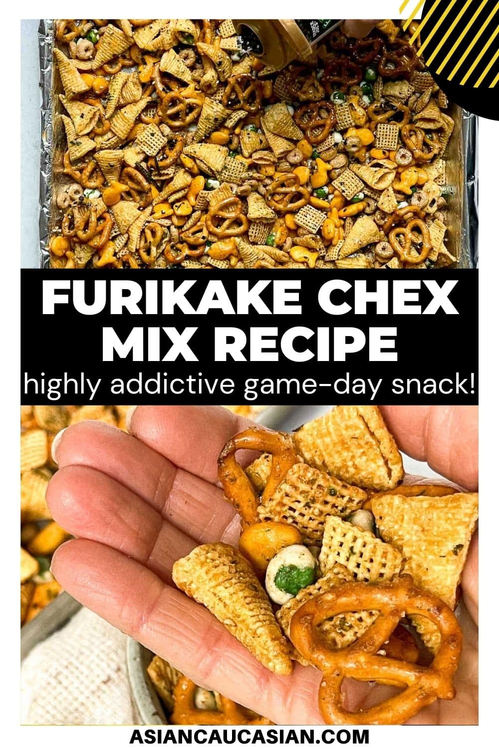 Furikake Chex Mix Recipe - Asian Inspired Eats Food Blog