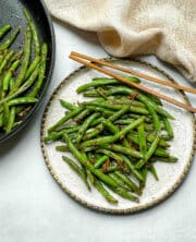 Chinese Garlic Green Beans - Asian Inspired Eats Food Blog