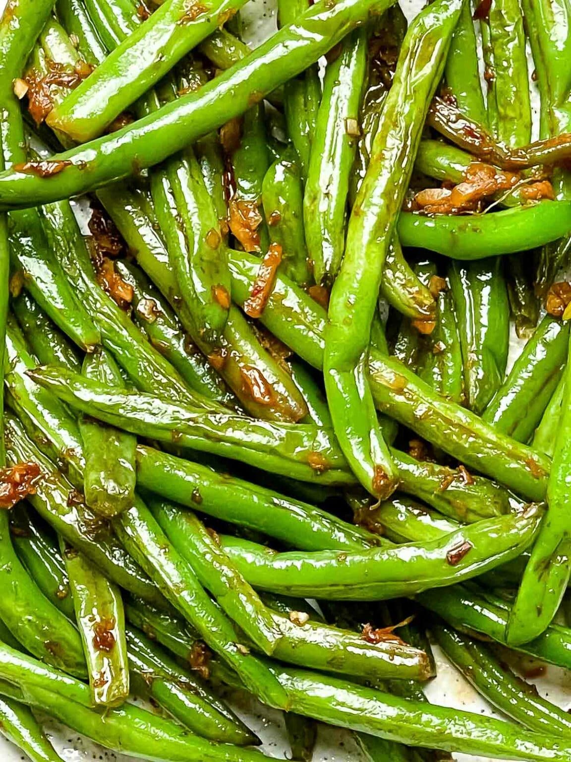 Chinese Garlic Green Beans - Asian Inspired Eats Food Blog