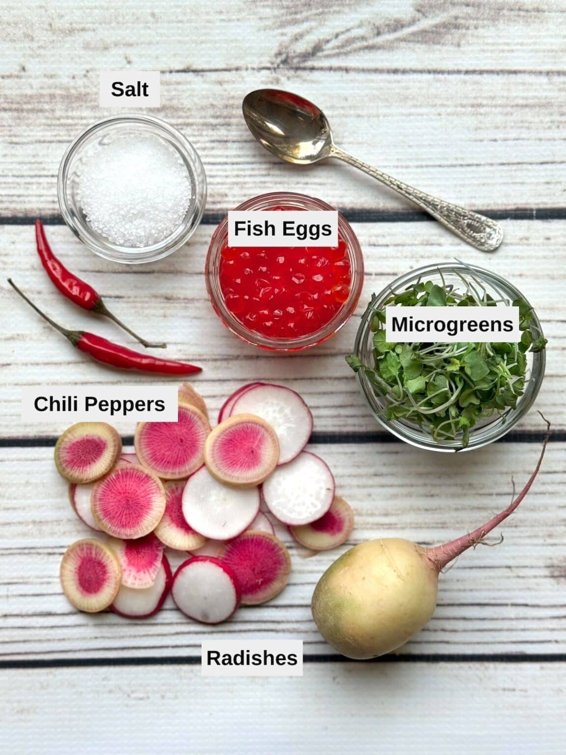 Spicy Hamachi (Yellowtail) Crudo - Asian Inspired Eats Food Blog